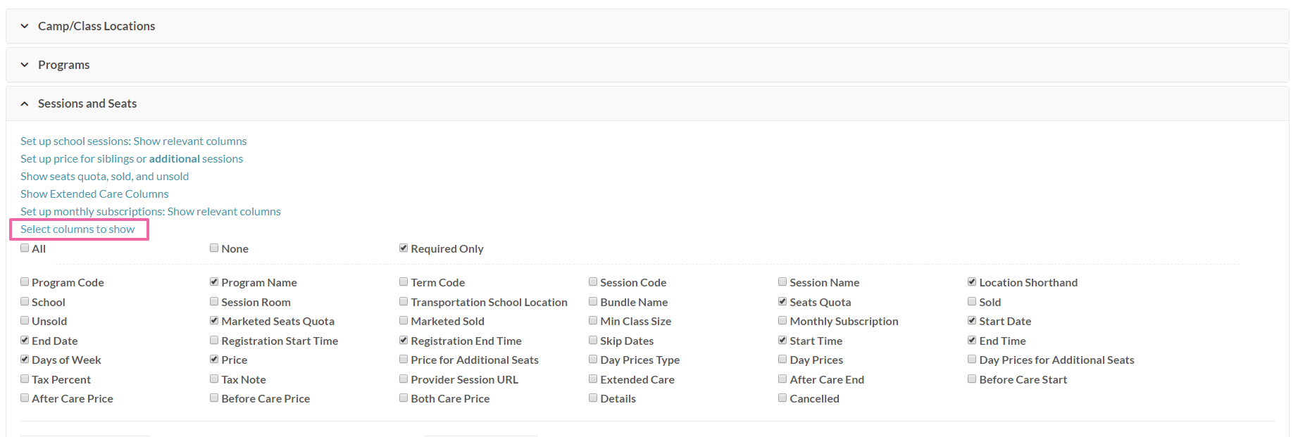How to check session settings from power user interface. – Help for ...