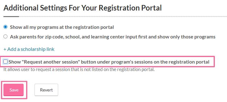 How to turn off or hide the “Request another session” button – Help for ...