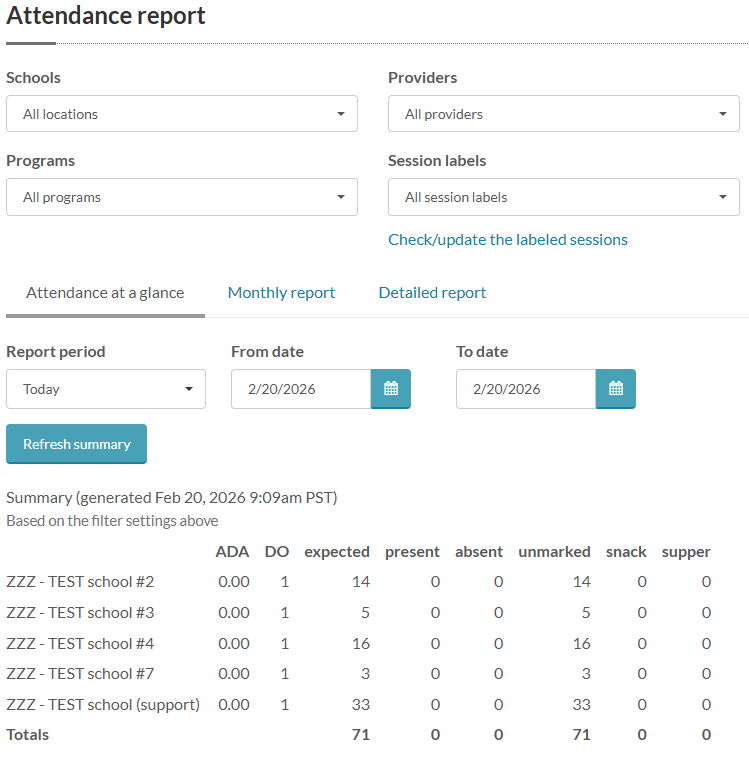 How to View and Export Attendance Reports (District, School, and ...